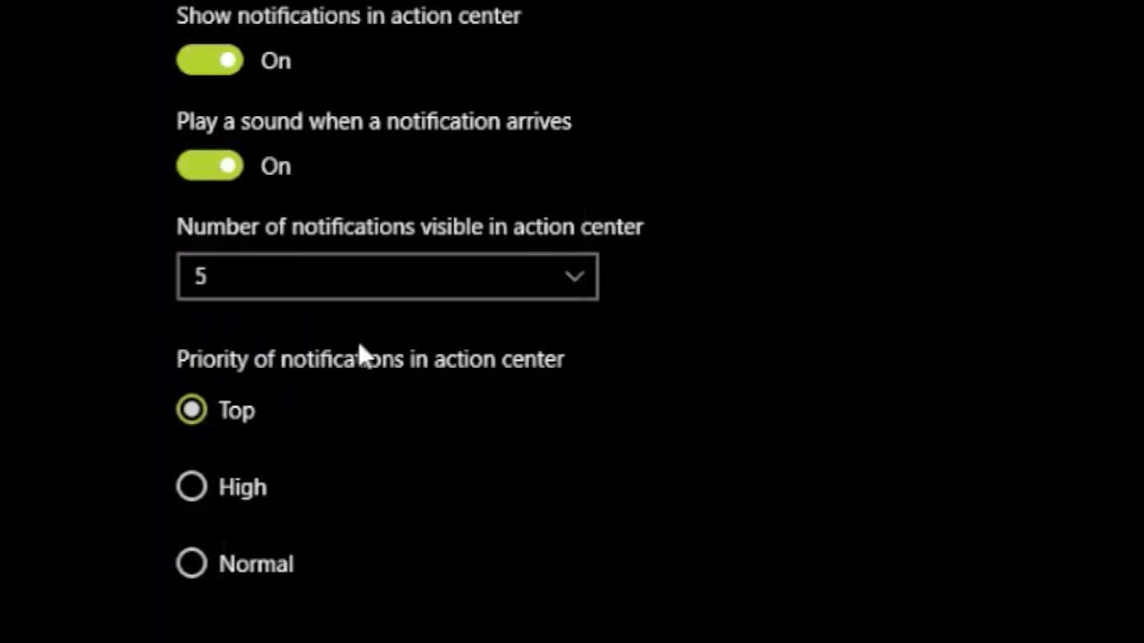 How to Prioritize Windows 10 Notifications in Action Centre - YouTube
