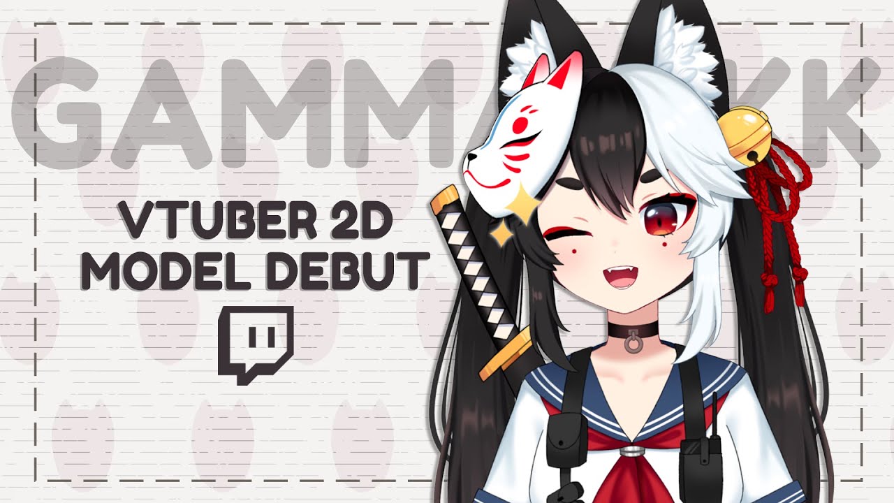 【VTUBER DEBUT】 LOCAL FOX GIRL GOES 2D~!!☆ - YouTube