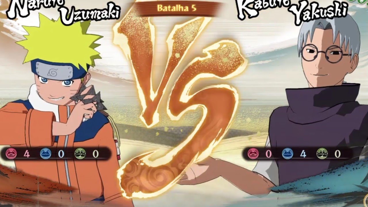 NARUTO VS KABUTO PT-BR🇧🇷 (SUPER DIFÍCIL) Naruto Shippuden Ultimate ...