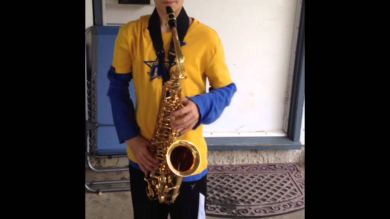 Kid Playing The Saxophone - YouTube