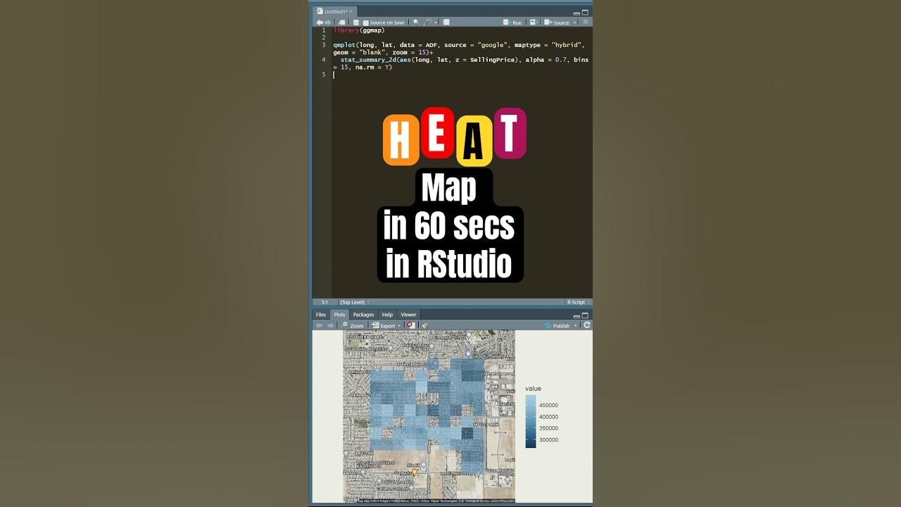 Create a Heat Map in Under 60 seconds | RStudio and ggmap - YouTube
