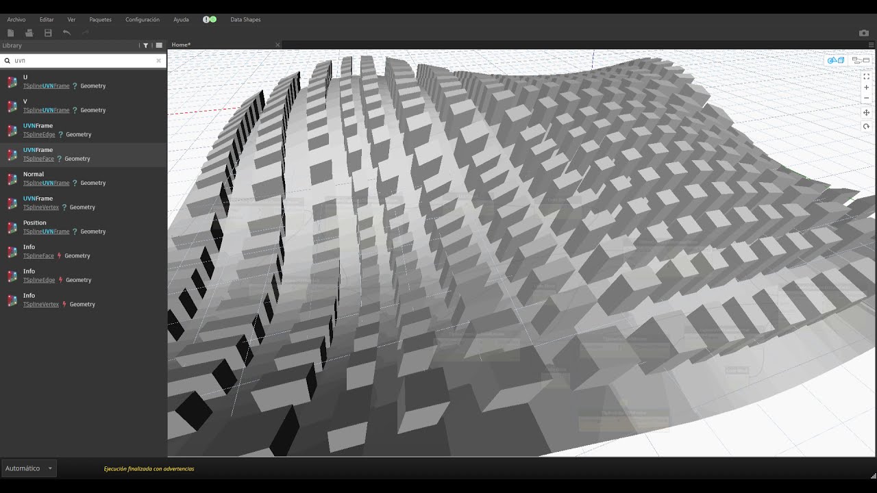 Dynamo. T-Spline II. nurbs surface to extruded faces in T-Spline ...