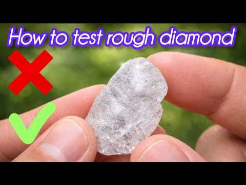How to Identify a Real Rough Diamond at Home | Simple Visual Test