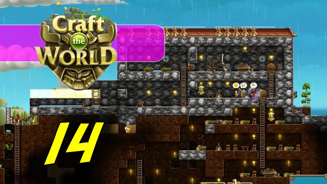 Craft the World - Let's Play Ep 14 - DWARF FORTRESS - YouTube