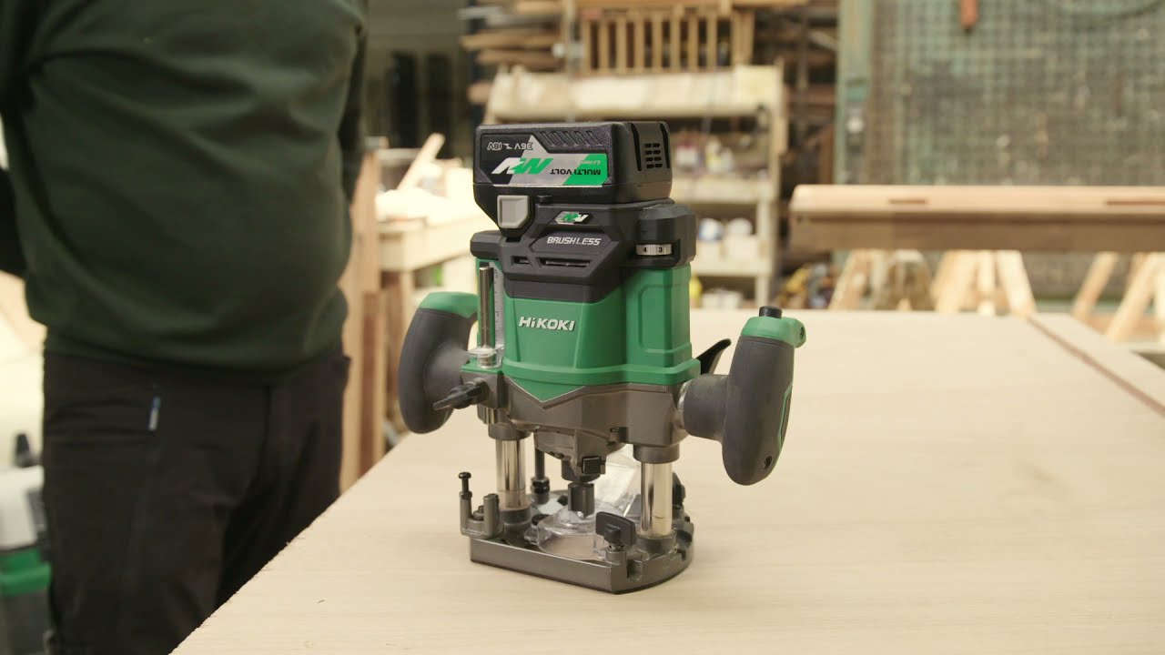 Hikoki M3612DA MultiVolt (36V) akkus felsőmaró - YouTube