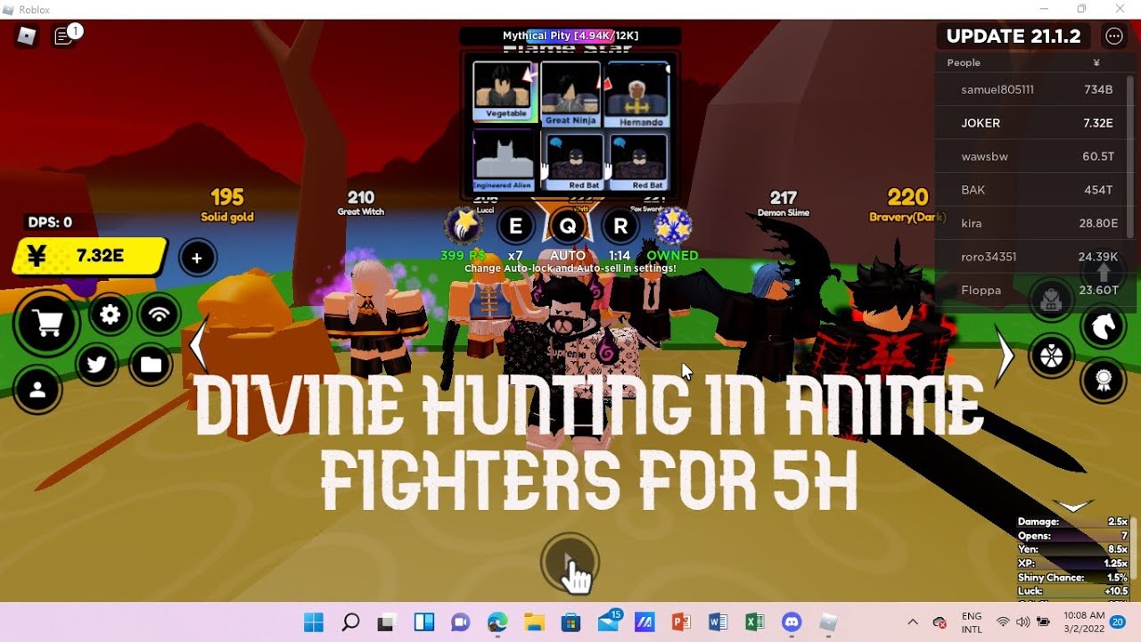 DIVINE HUNTING ANIME FIGHTERS - YouTube