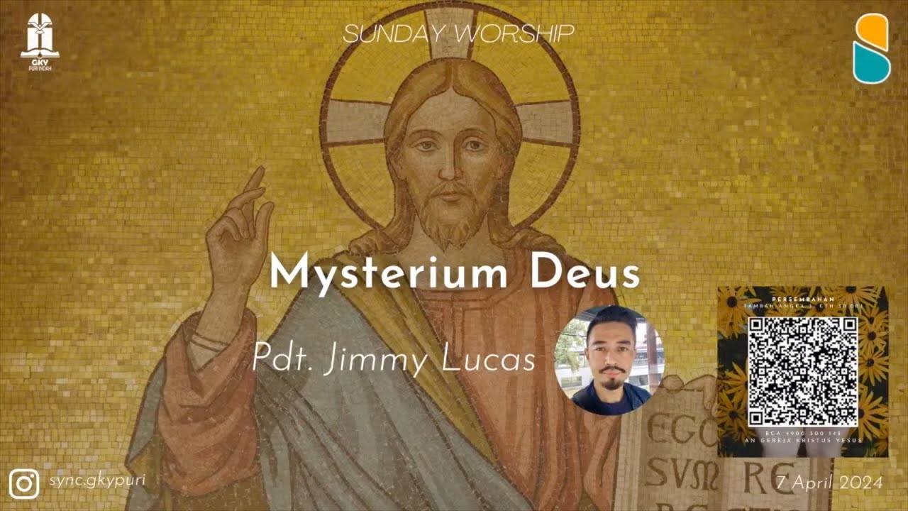 SYNC Sunday 7 April 2024 - Mysterious Deus - Pdt. Jimmy Lucas - YouTube