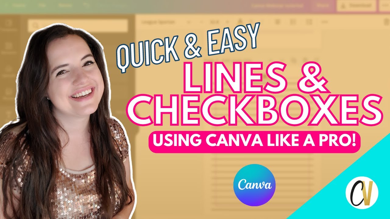Design Like A Pro On Canva (Lines, Checkboxes, and more!) - YouTube