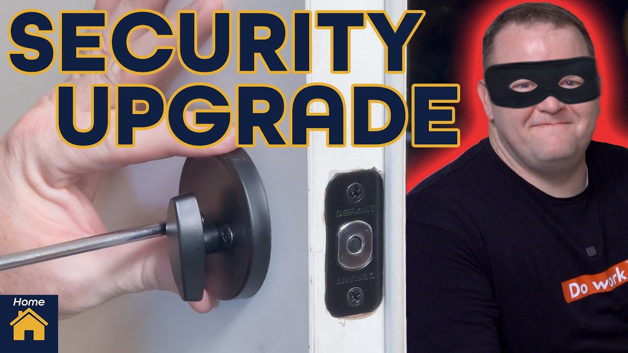 Super Simple DIY Deadbolt Swap For Added Home Security - YouTube