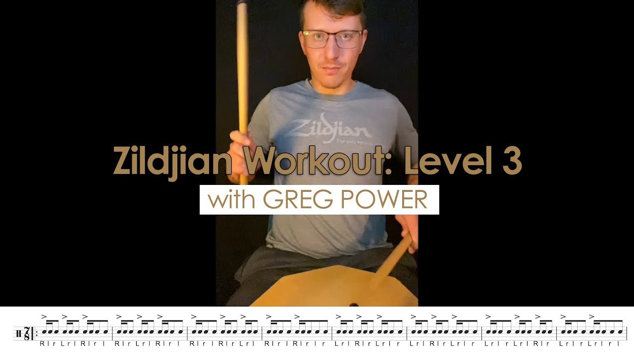 Zildjian Workout with Greg Power - Level 3 - YouTube