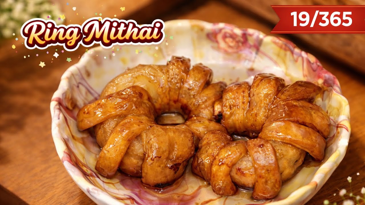 Ring Mithai Recipe in Hindi | Easy Homemade Mithai #ringmithai - YouTube