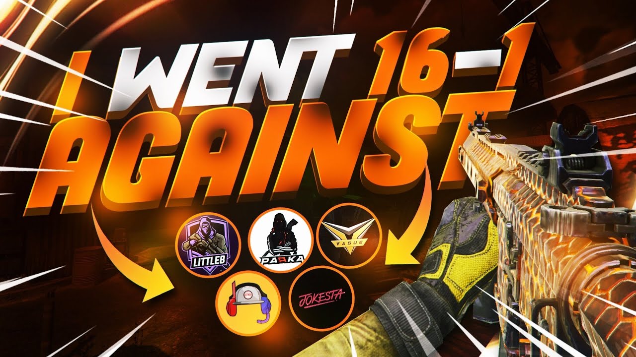 CODM | I went 16-1 vs Jokesta, Vague, LittleB, dHitman, and Parka - YouTube
