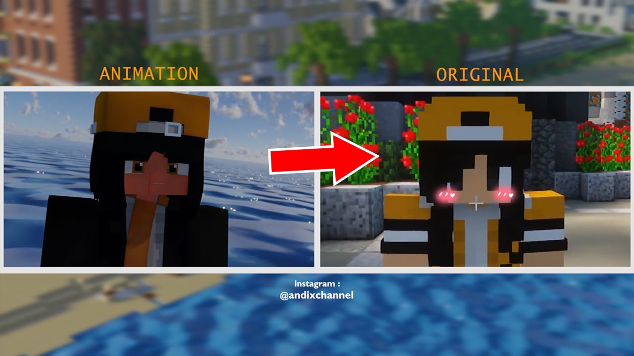 Behind The Scene - animation vs original - @Rianiayan & @LenziMew - YouTube