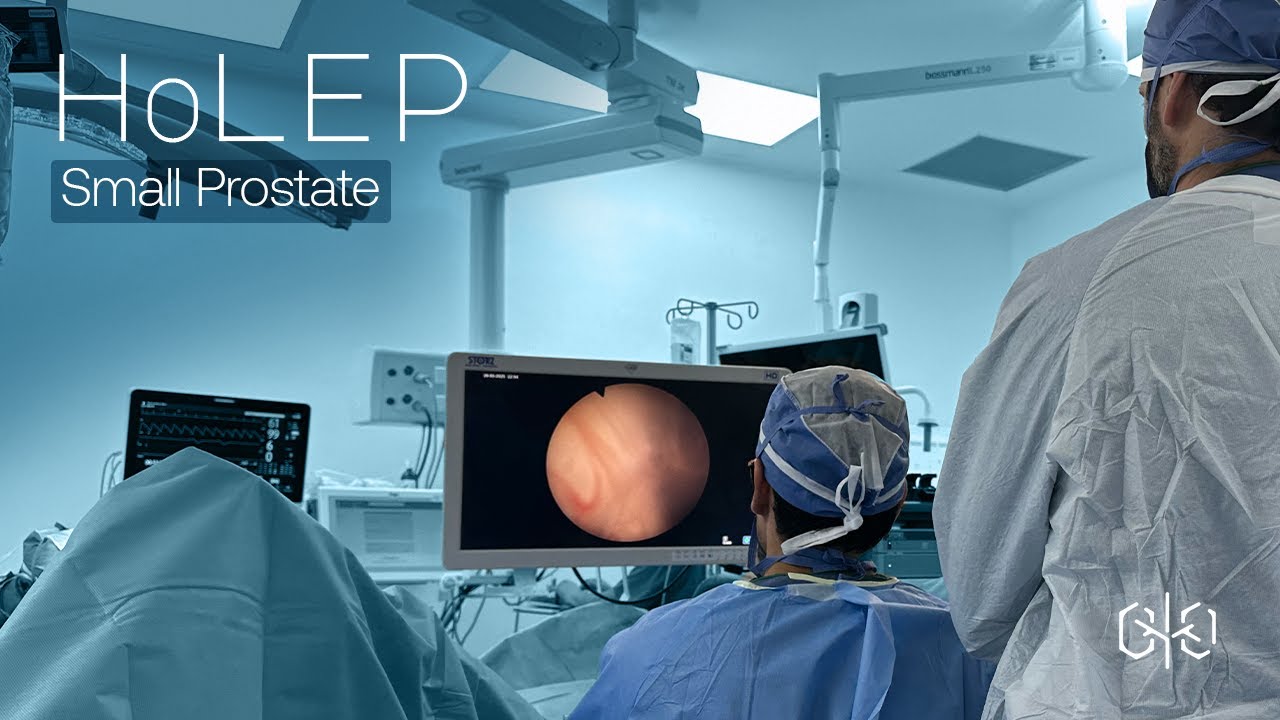 HoLEP Small Prostate - YouTube