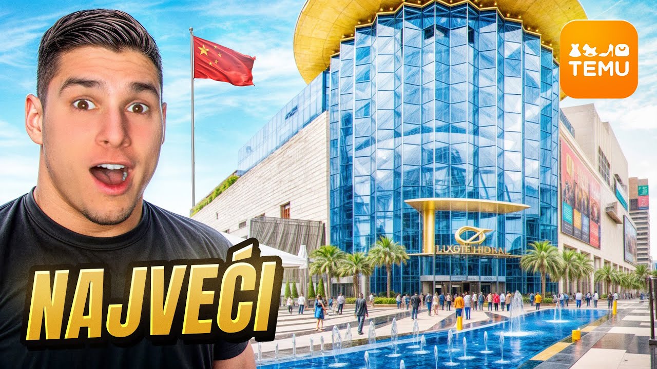 POSETIO SAM NAJVECI KINESKI CENTAR I POTROSIO 500€ ! *temu uzivo* - YouTube