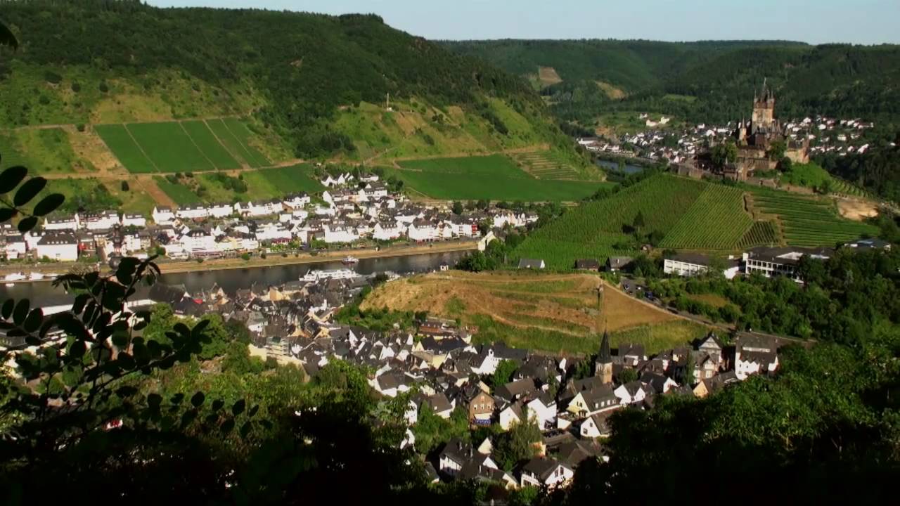 Rijksburcht Cochem aan de Moezelstreek - Moezel - Duitsland - Burcht ...