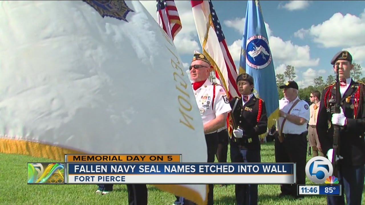 Fallen Navy Seals honored in Fort Pierce - YouTube
