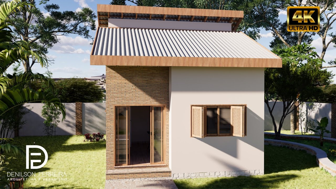 056 - Mini Loft 5x5 2 quartos - Mini Casa | Tiny House | Quitinete ...