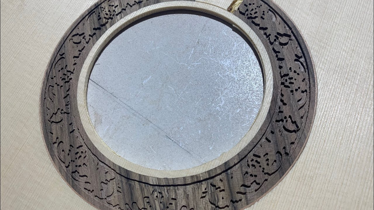 Building flamenco guitar. The top part 1. Vladimir Shevchenko guitar ...