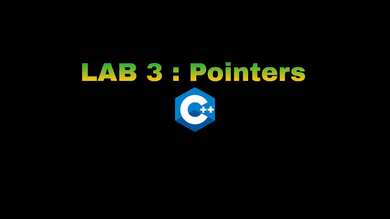 LAB 3 : Pointers - YouTube