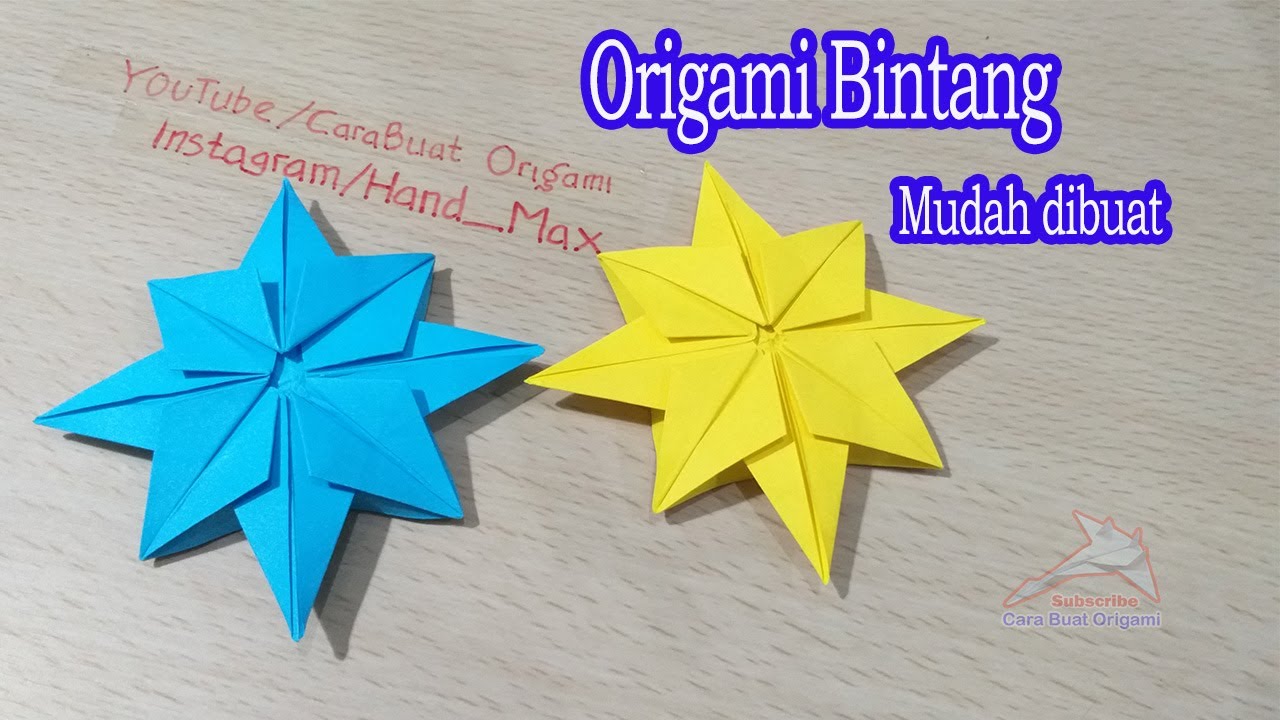 Origami Bintang | How To Make Origami Star North - YouTube