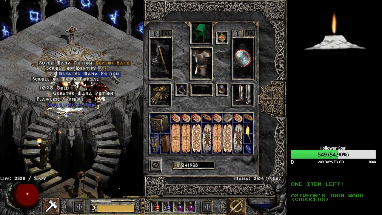 Diablo 2 - Ohm Rune Drop - Holy Grail (Single Player / Plugy) - YouTube