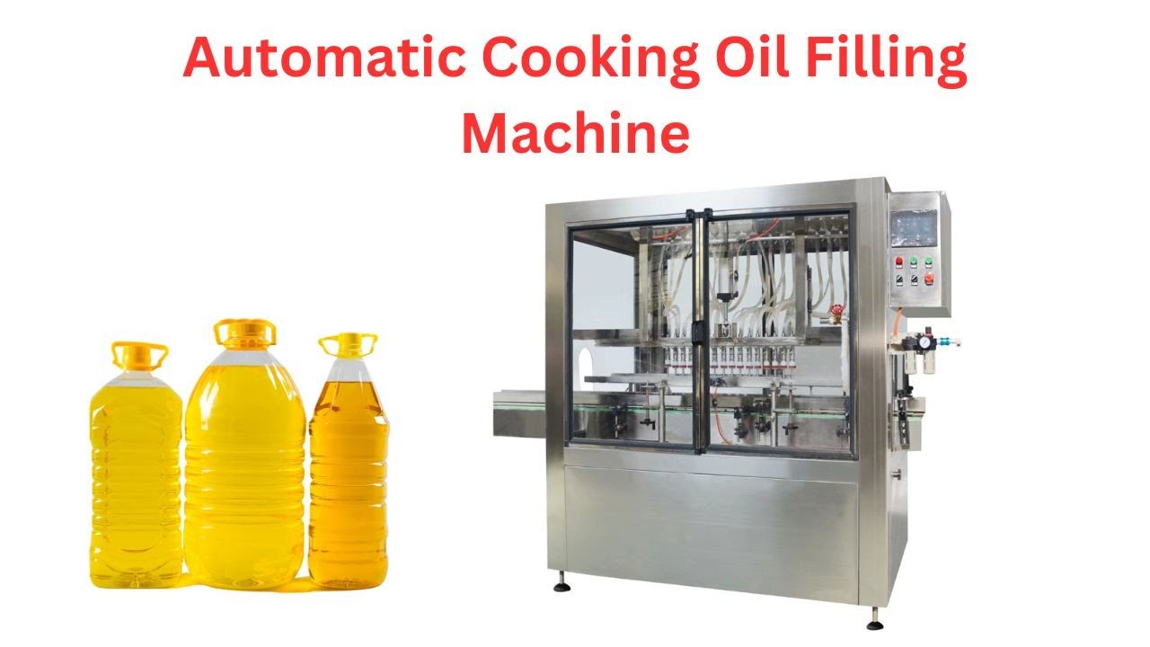XYZ Automatic 5L 10L Cooking Oil Filling Capping Machine - YouTube