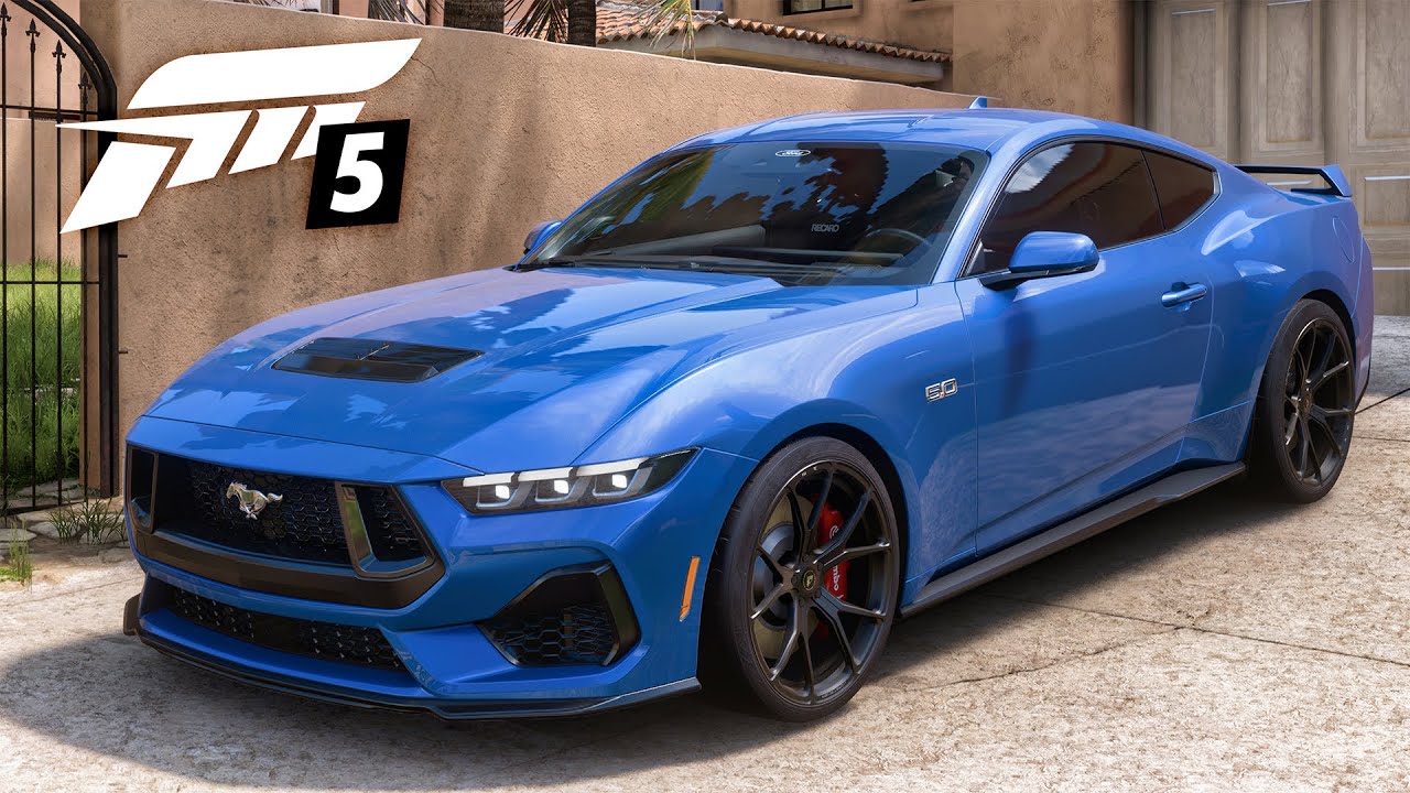 Forza Horizon 5 Gameplay - 2024 Ford Mustang GT Dark Horse Customization - YouTube