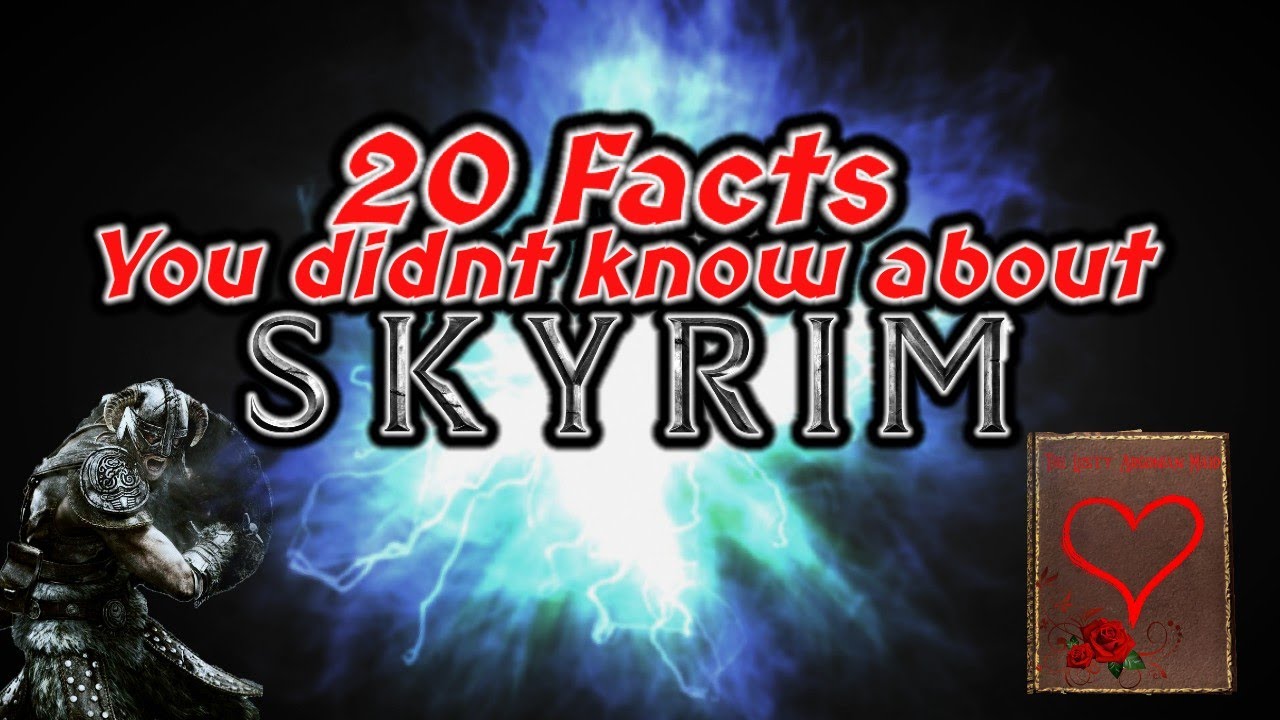 20 facts you DIDNT know about Skyrim!! - YouTube