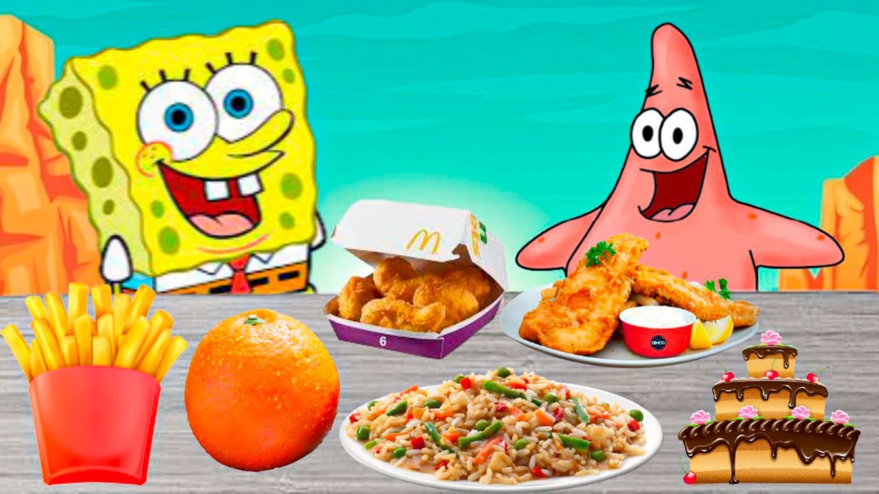 SPONGEBOB ASMR MUKBANG ANIMATION COMPLETE EDITION - YouTube