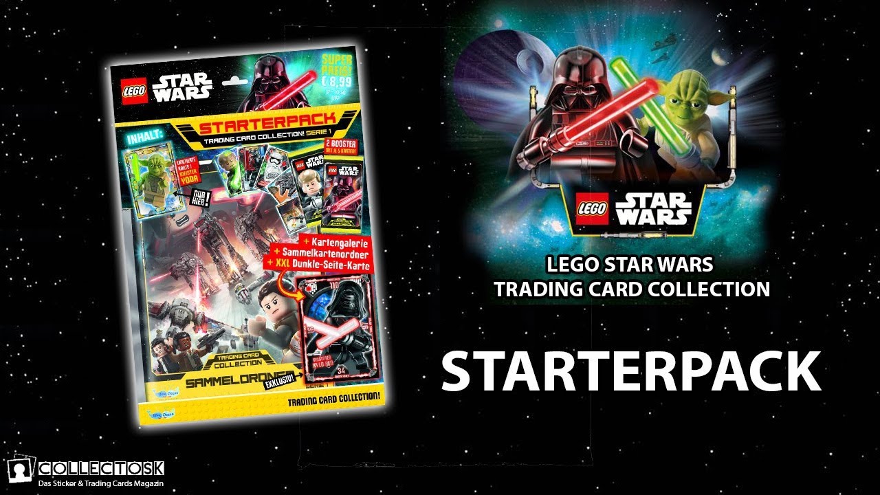 LEGO Star Wars Trading Card Collection - Starterpack - YouTube