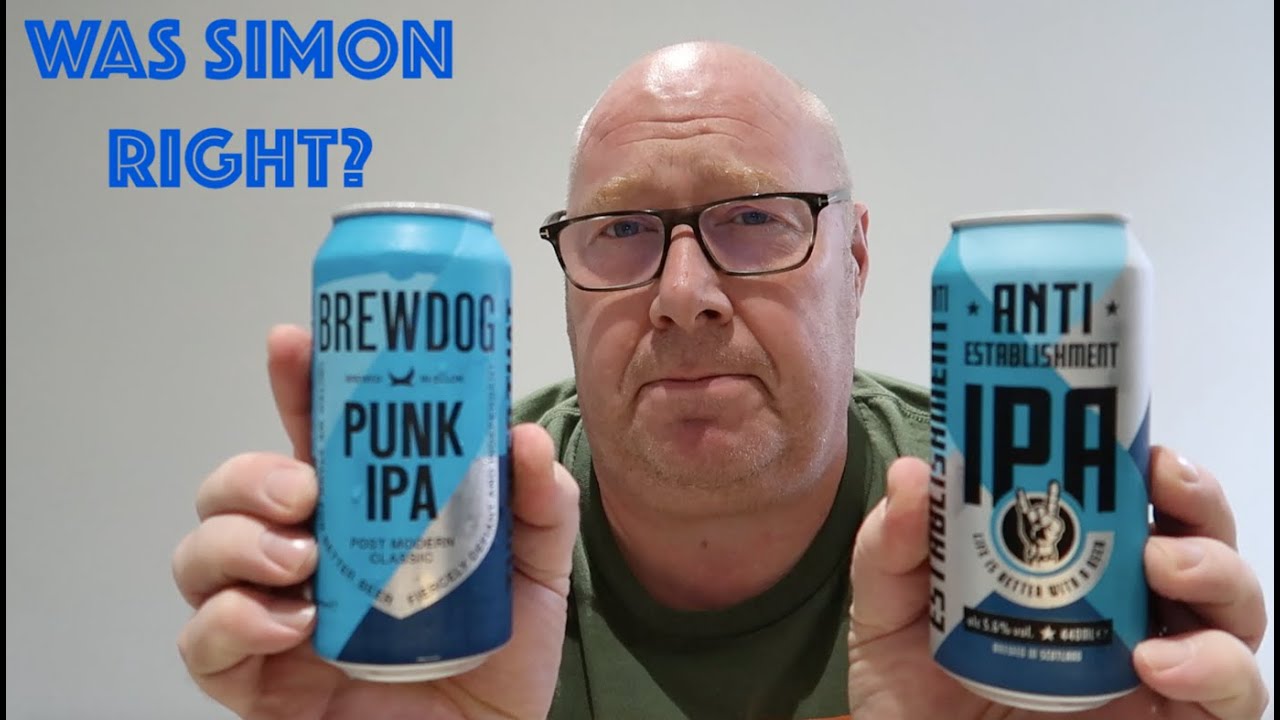 Brewdog Punk IPA Vs Aldi Anti Establishment and a mention of Real Ale ...