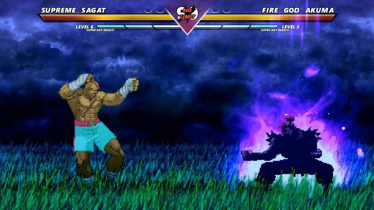 SUPREME SAGAT vs FIRE GOD AKUMA - The most epic fight ever made! - YouTube