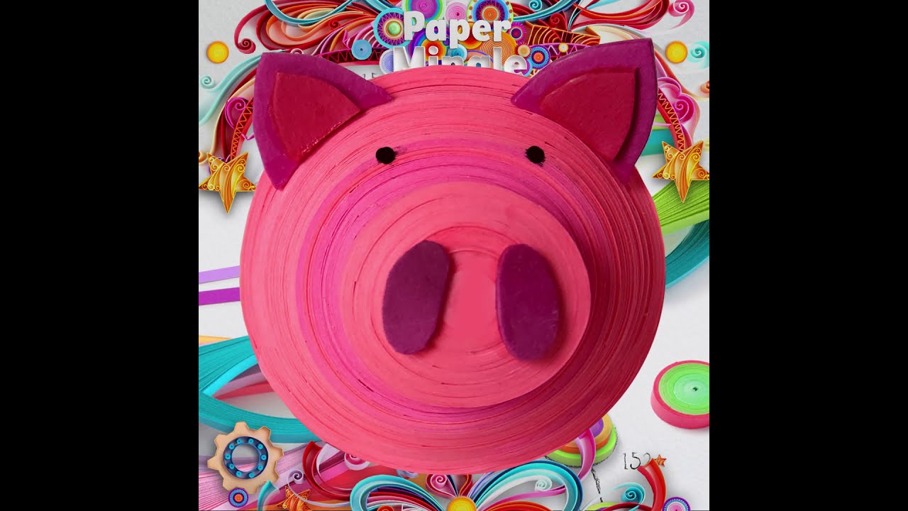 Making a cute paper Piggy - YouTube