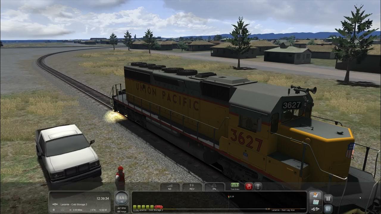 Train Simulator Classic - [Jointed Rail EMD SD40-2] - Yard Work (Laramie) - 4K UHD - YouTube