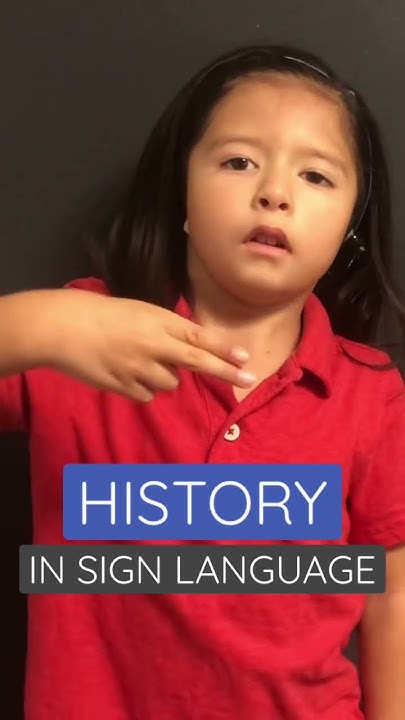 HISTORY in ASL - Learn American Sign Language - YouTube