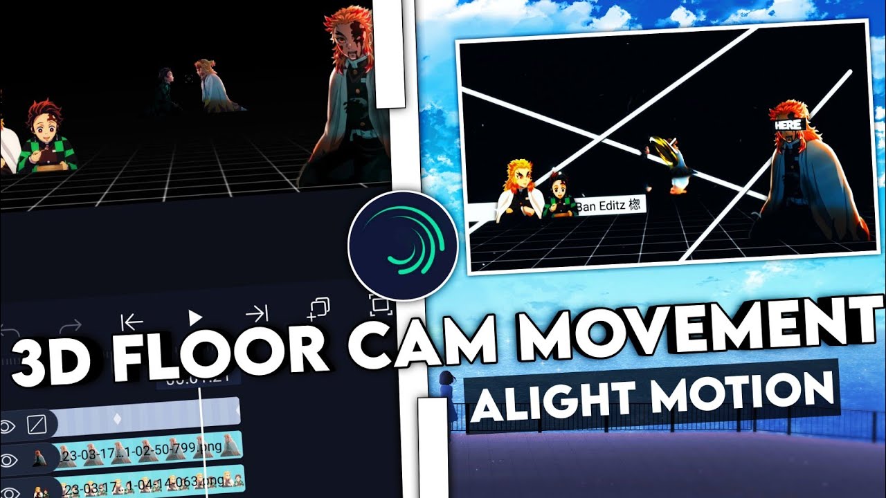 3D Floor Cam Movement Tutorial ★ Alight Motion Preset - YouTube