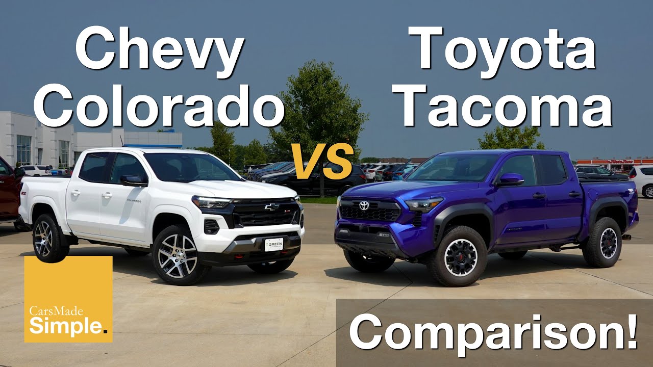 2024 Chevy Colorado vs 2024 Toyota Tacoma | Side by Side Comparison ...