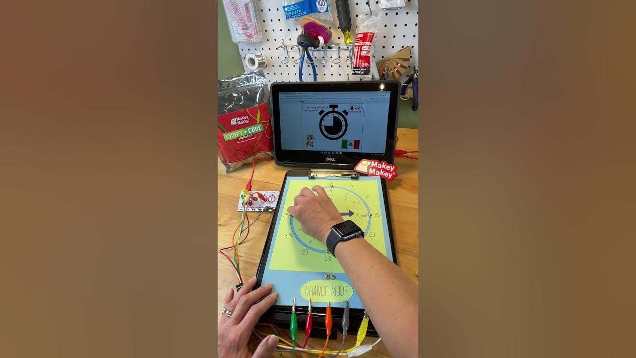 Makey Makey Talking Clock Coded in Scratch! - YouTube