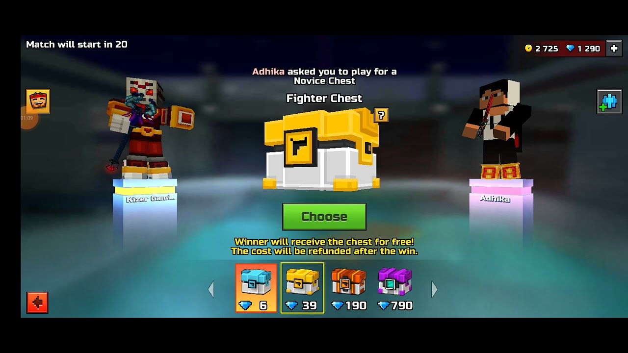 Kizer vs Adhika In Duels ! - Pixel Gun 3D - PG3D - YouTube