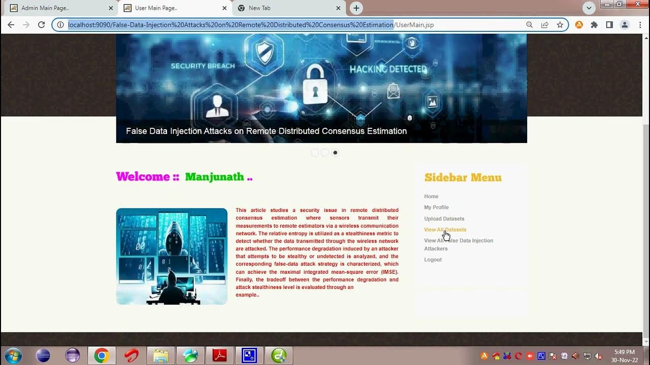 False Data Injection Attacks on Remote Distributed Consensus Estimation - YouTube