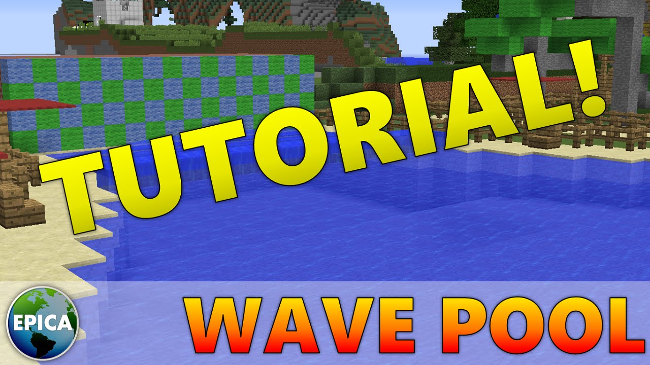 Minecraft Wave Pool Tutorial! - YouTube