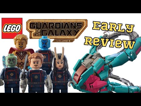 LEGO Marvel The New Guardians Of The Galaxy Ship EARLY 2023 Set REVIEW ...