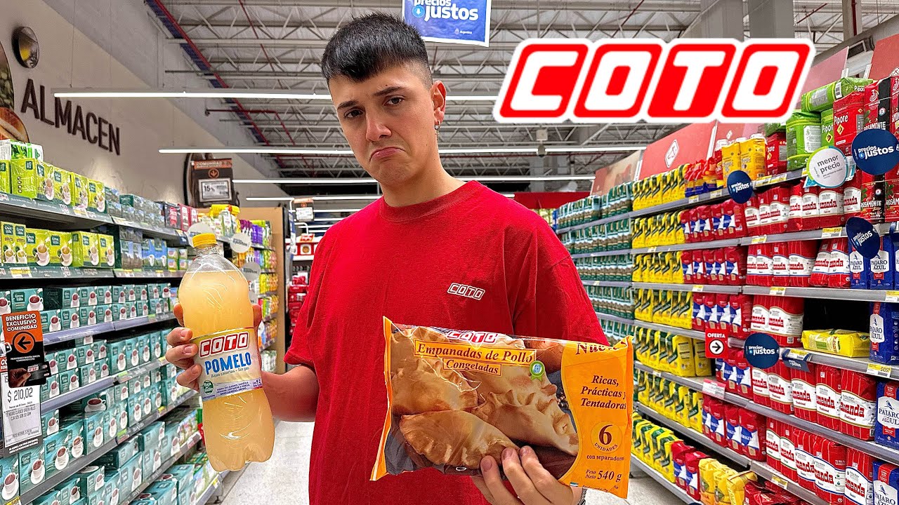 TODO UN DIA COMIENDO CON PRODUCTOS marca COTO - YouTube