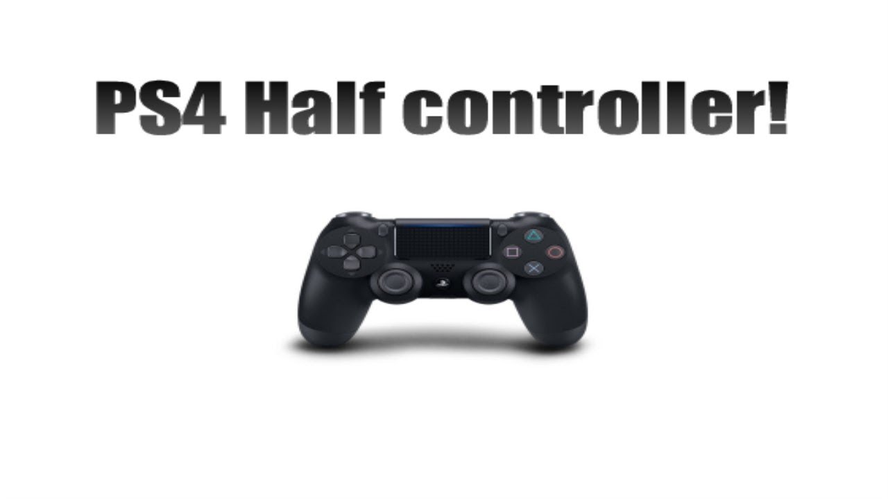 PS4 HALF CONTROLLER CHALLENGE! (Fortnite battle royale) - YouTube