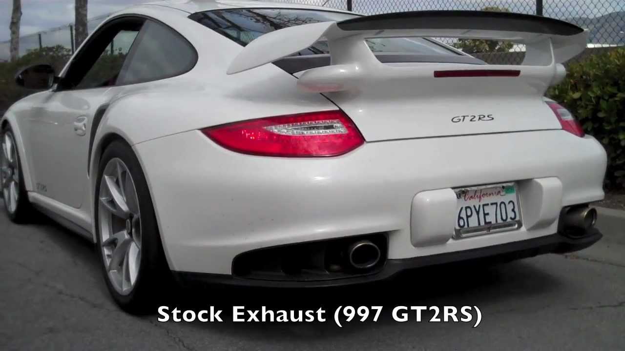 Sharkwerks Sport Exhaust for Porsche 997 GT2 & GT2RS - YouTube