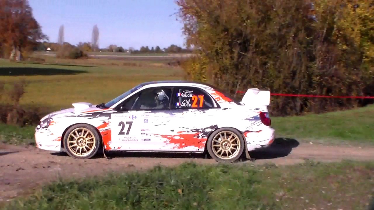 rallye de l'indre 2016 subaru impreza sti #27 ES1 - YouTube