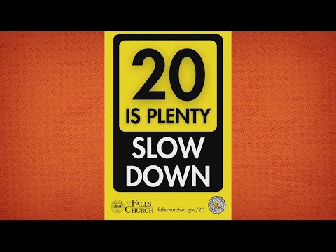 Slow down: Falls Church drops speed limits to 20 mph - YouTube