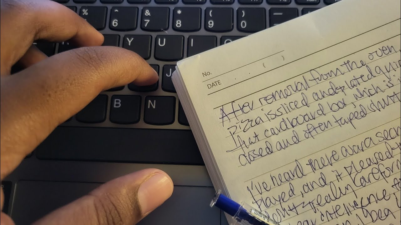 ASMR - Typing and Writing Notes (No Talking) - YouTube