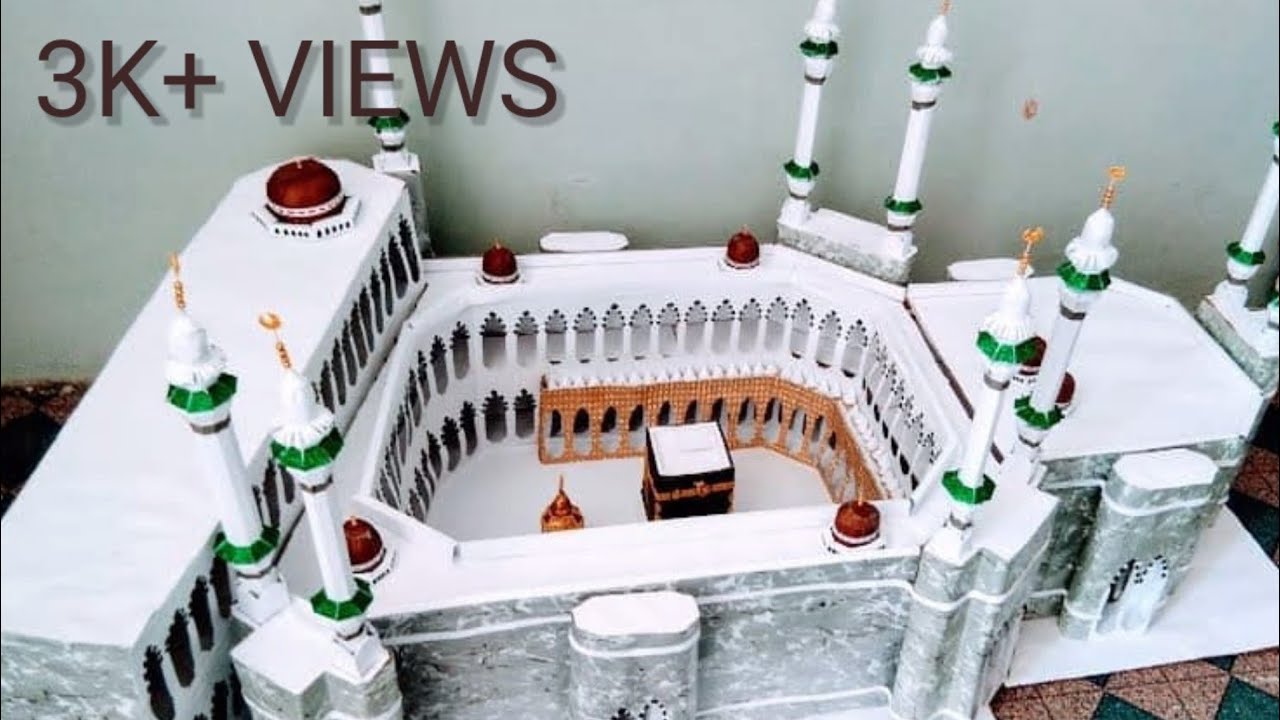 The 3D model of the masjid ul haram| Tutorial #3Dschoolproject # ...